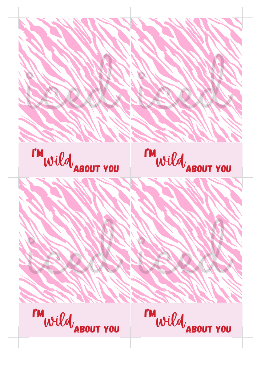 Cookie Card Digital Download - Wild About You – Iced