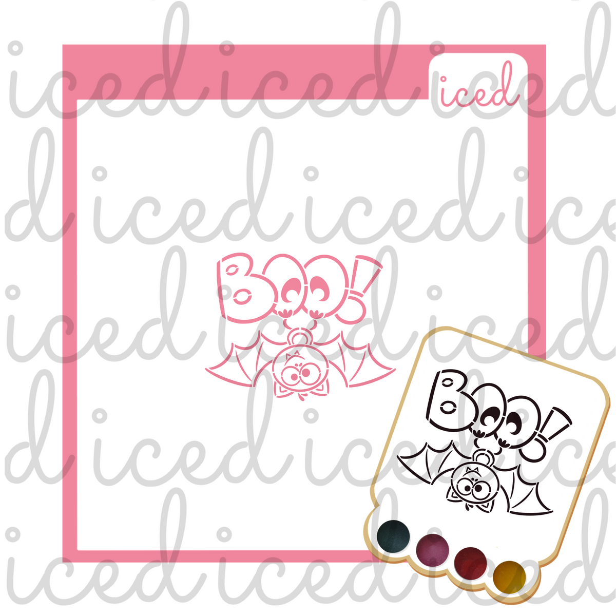 PYO Stencil - Boo Bat – Iced