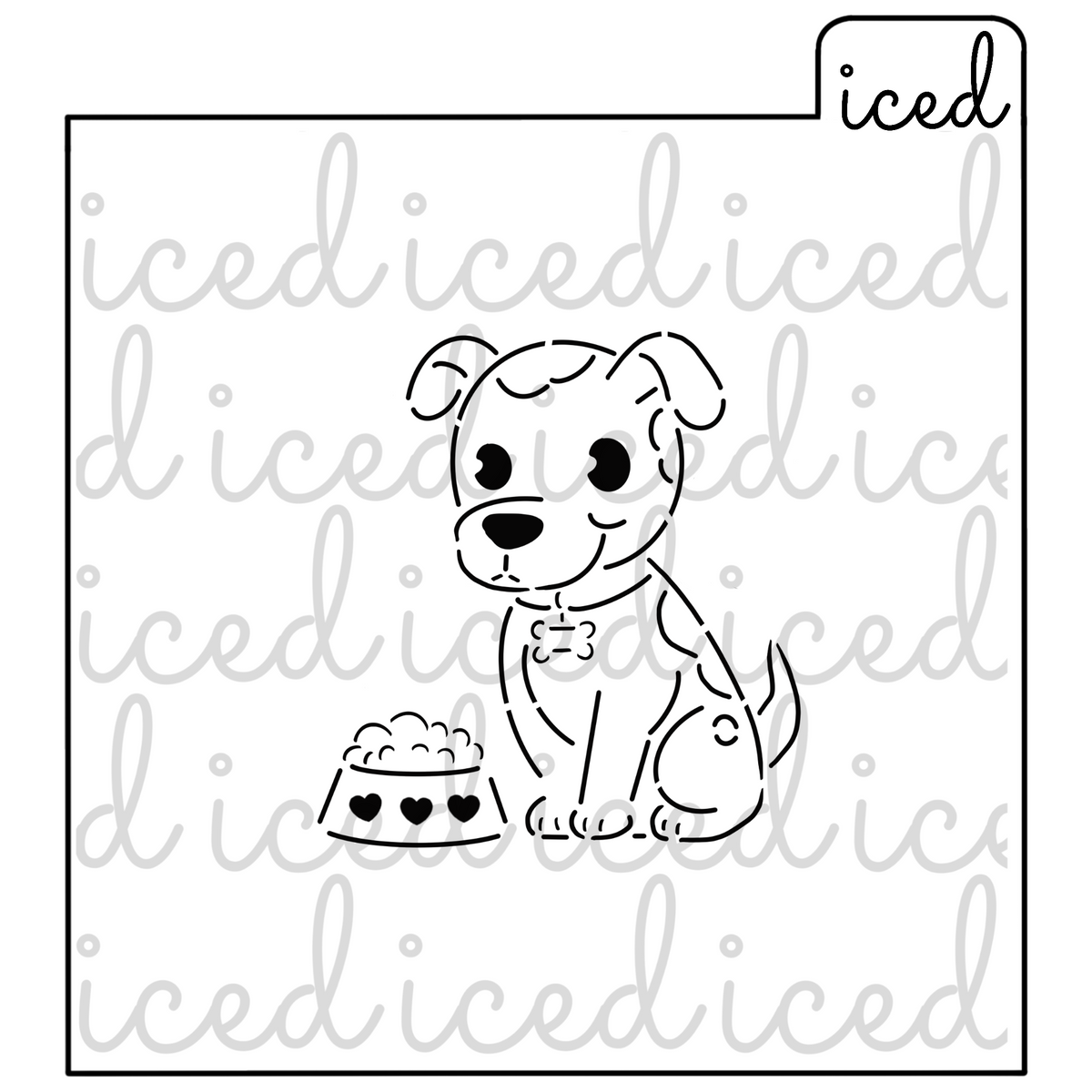 PYO Stencil - Puppy Dog – Iced