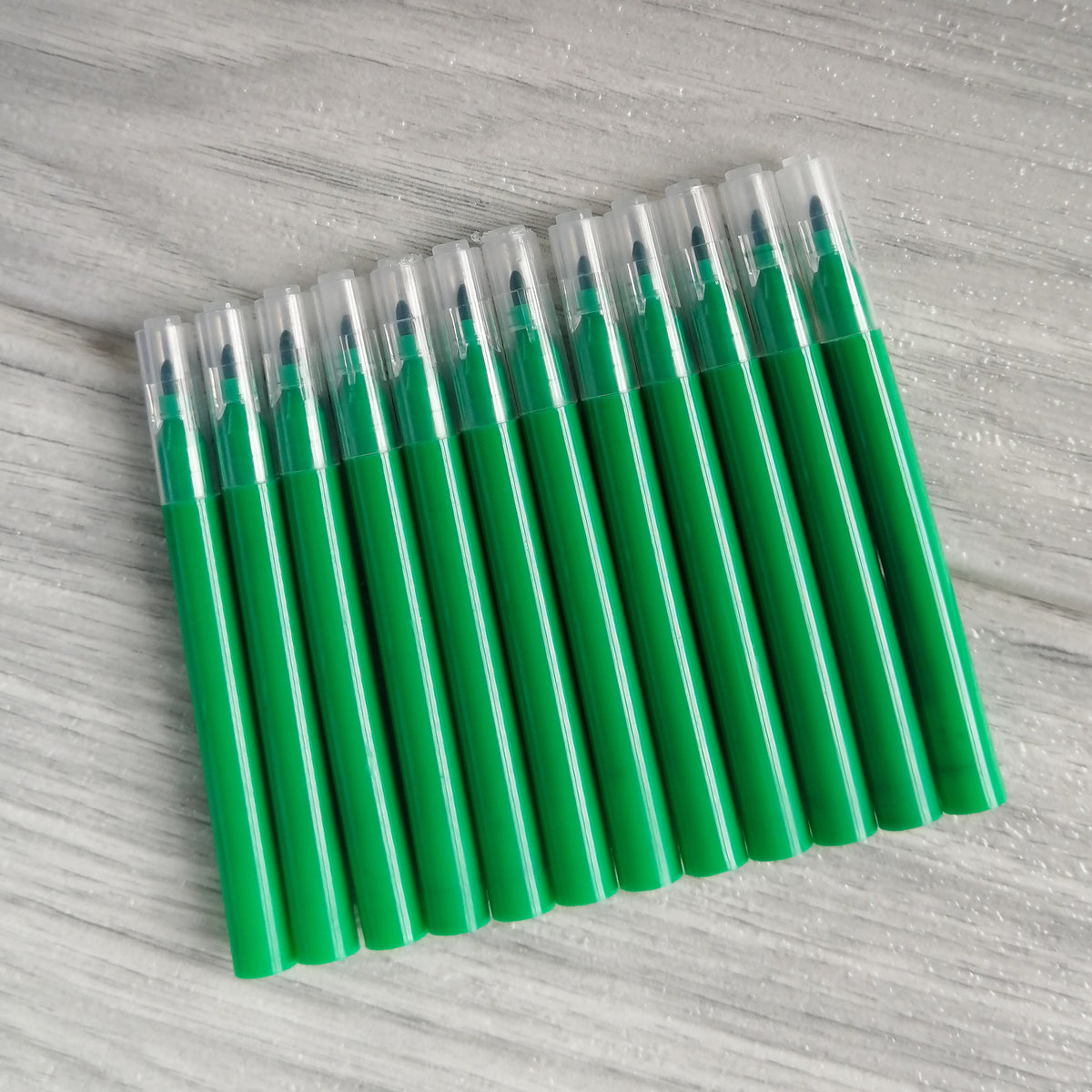 Mini Edible Markers - GREEN PACK OF 12 – Iced