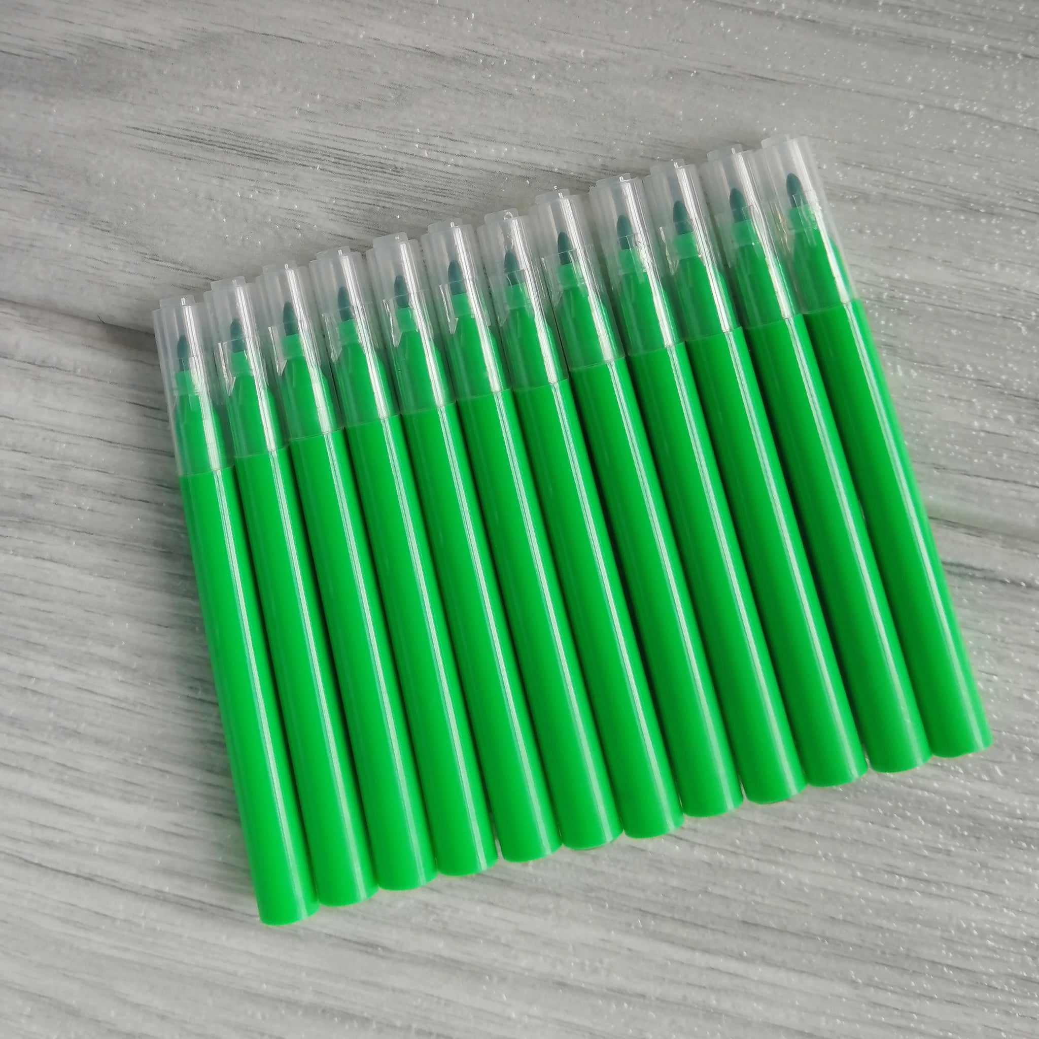 Mini Edible Markers - LIGHT GREEN PACK OF 12 – Iced
